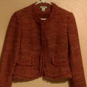 Harold's | Jackets & Coats | Harolds Multi Colored Fringed Jacket ...